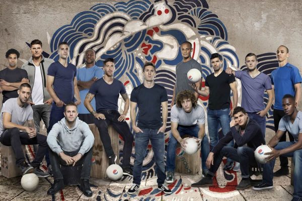 Messi y Agüero en el «Super Team» de Pepsi