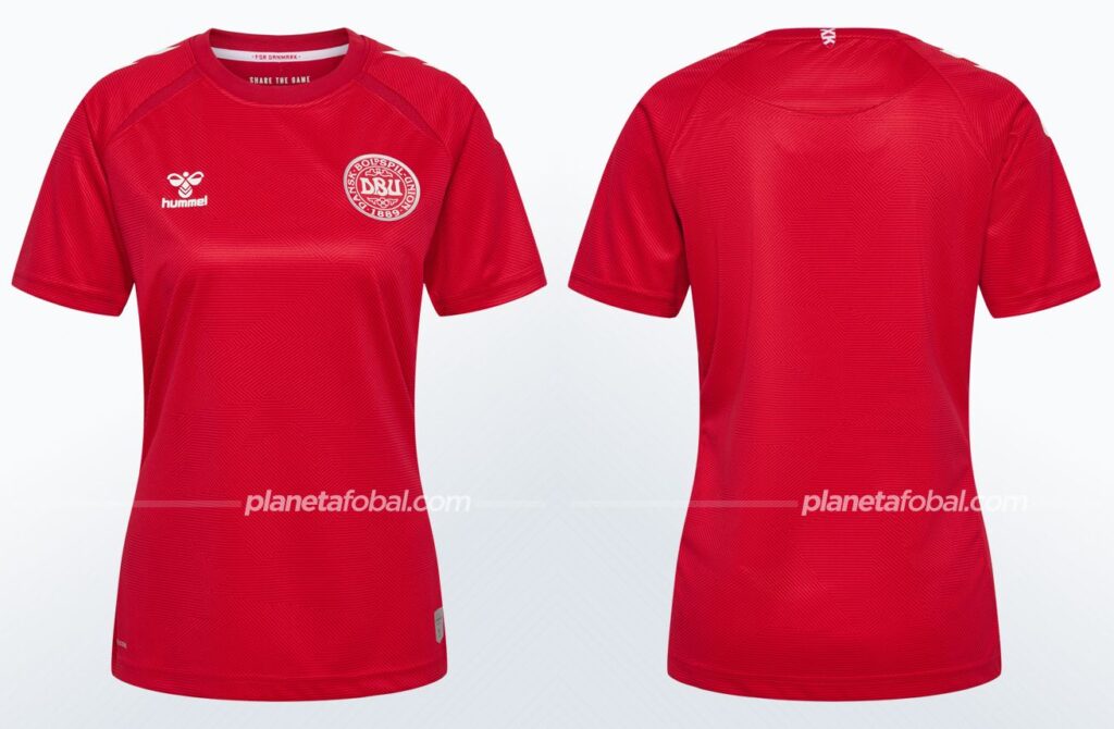 Camisetas Hummel de Dinamarca Euro 2022 | Fútbol Femenino